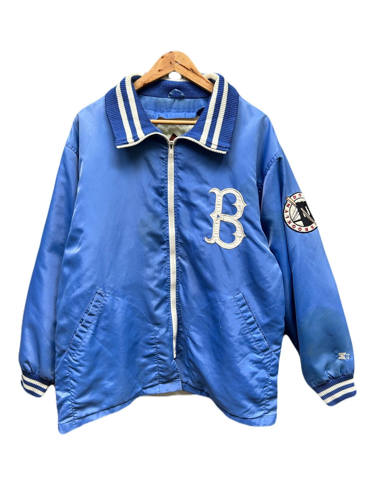 MLB × Starter Vintage Dodgers Starter Zipper Jacket | Grailed