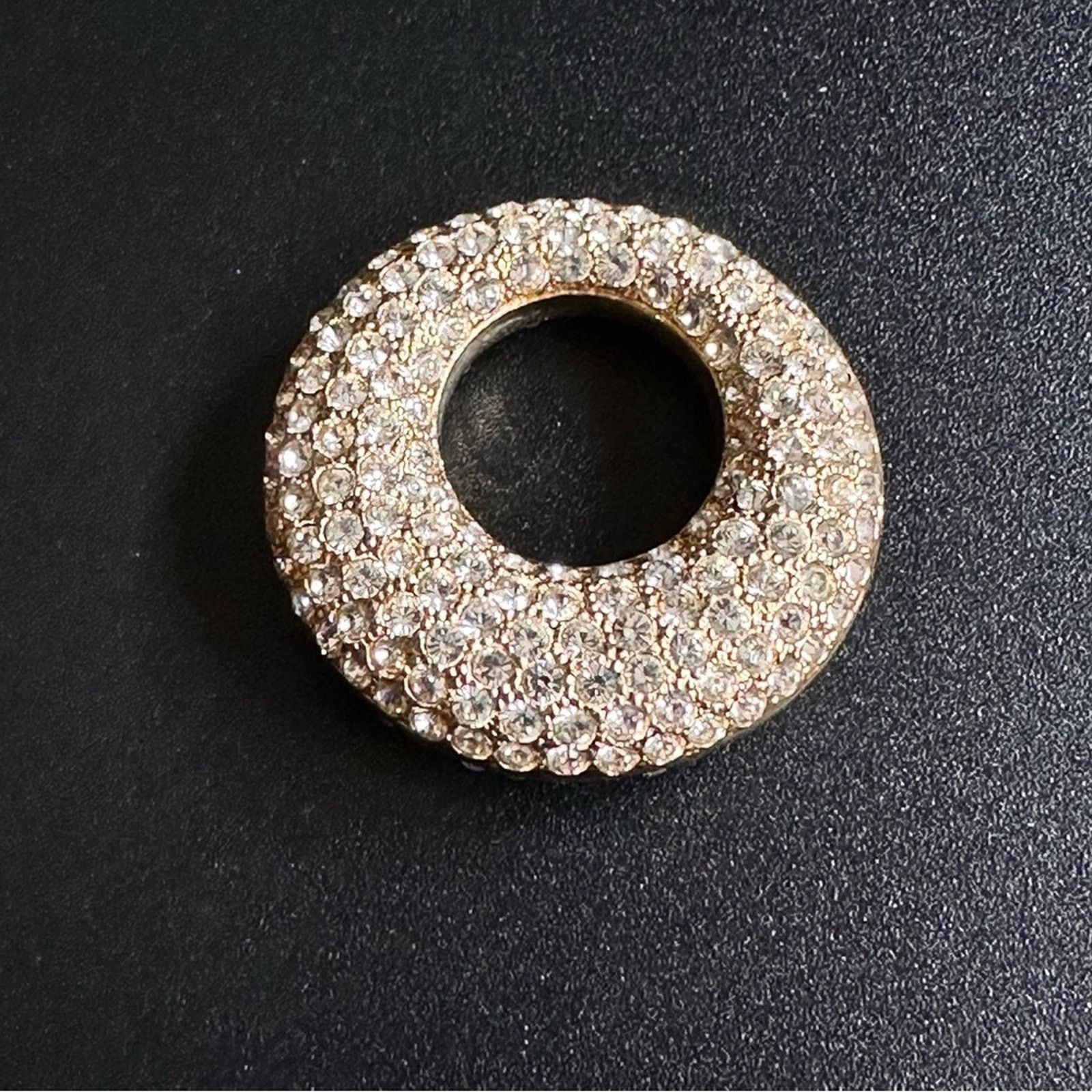 Brand Vintage Crystal Knocker Medallion With Knotted Gold Chain | Grailed