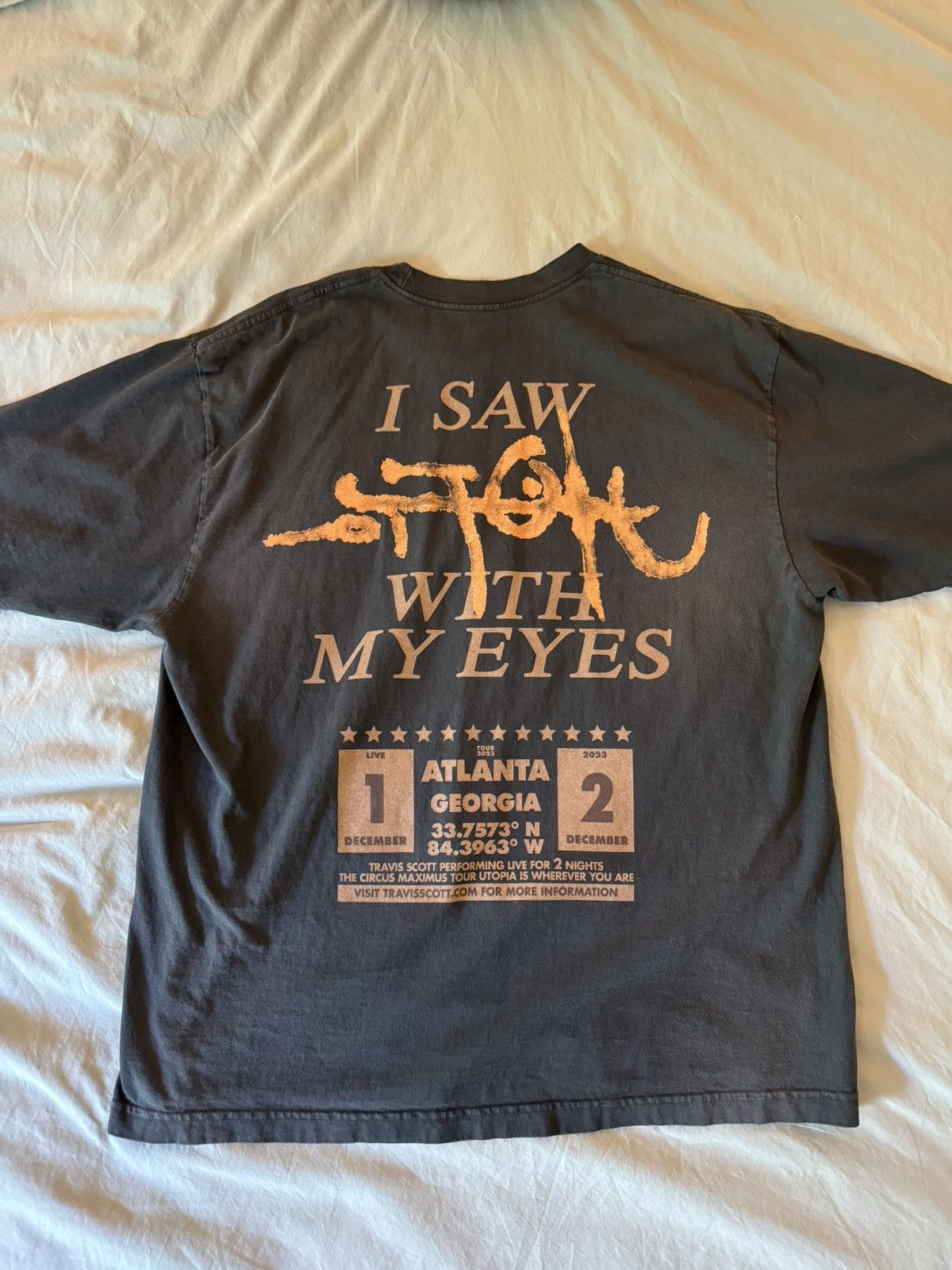 Travis Scott Utopia Tour Merch Heavyweight Tee | Grailed