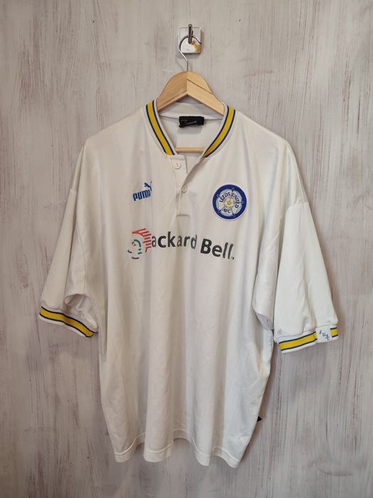 Vintage Leeds United 1996 1997 1999 home shirt soccer football kit ...