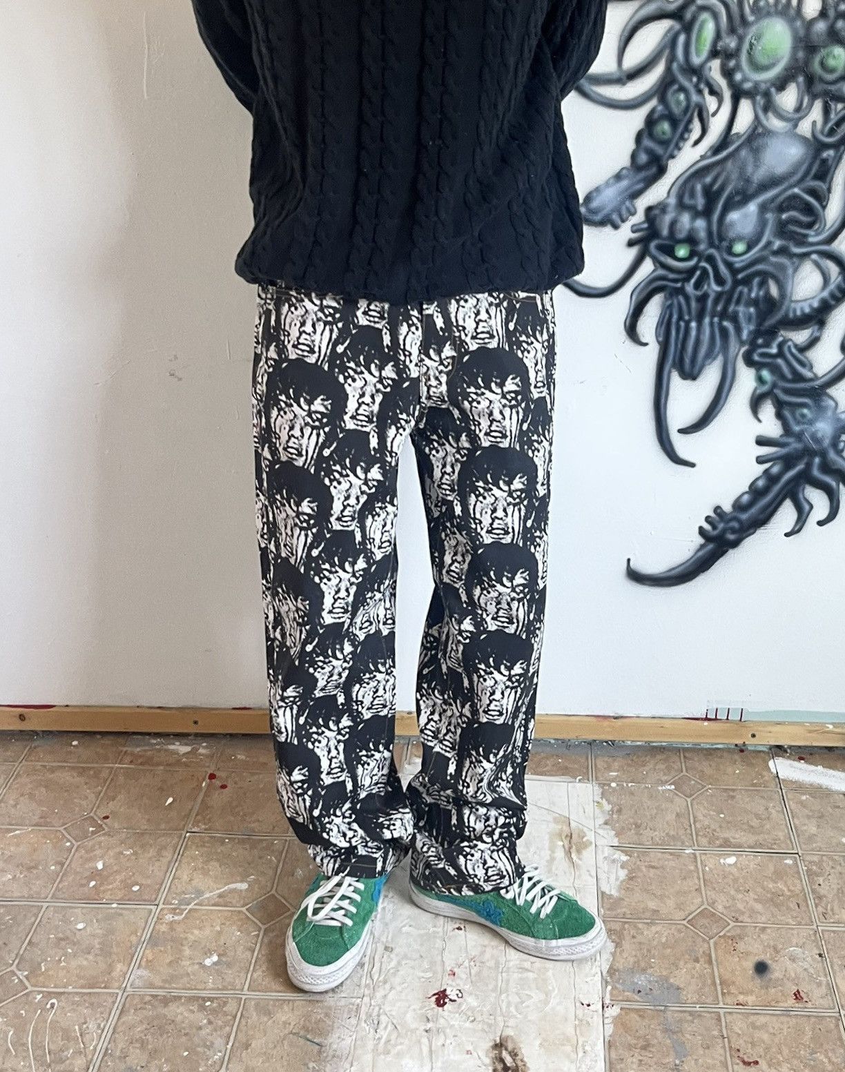 Golf Wang Punk Face Pants By Golf Wang (10 Year Anniversary) | Grailed