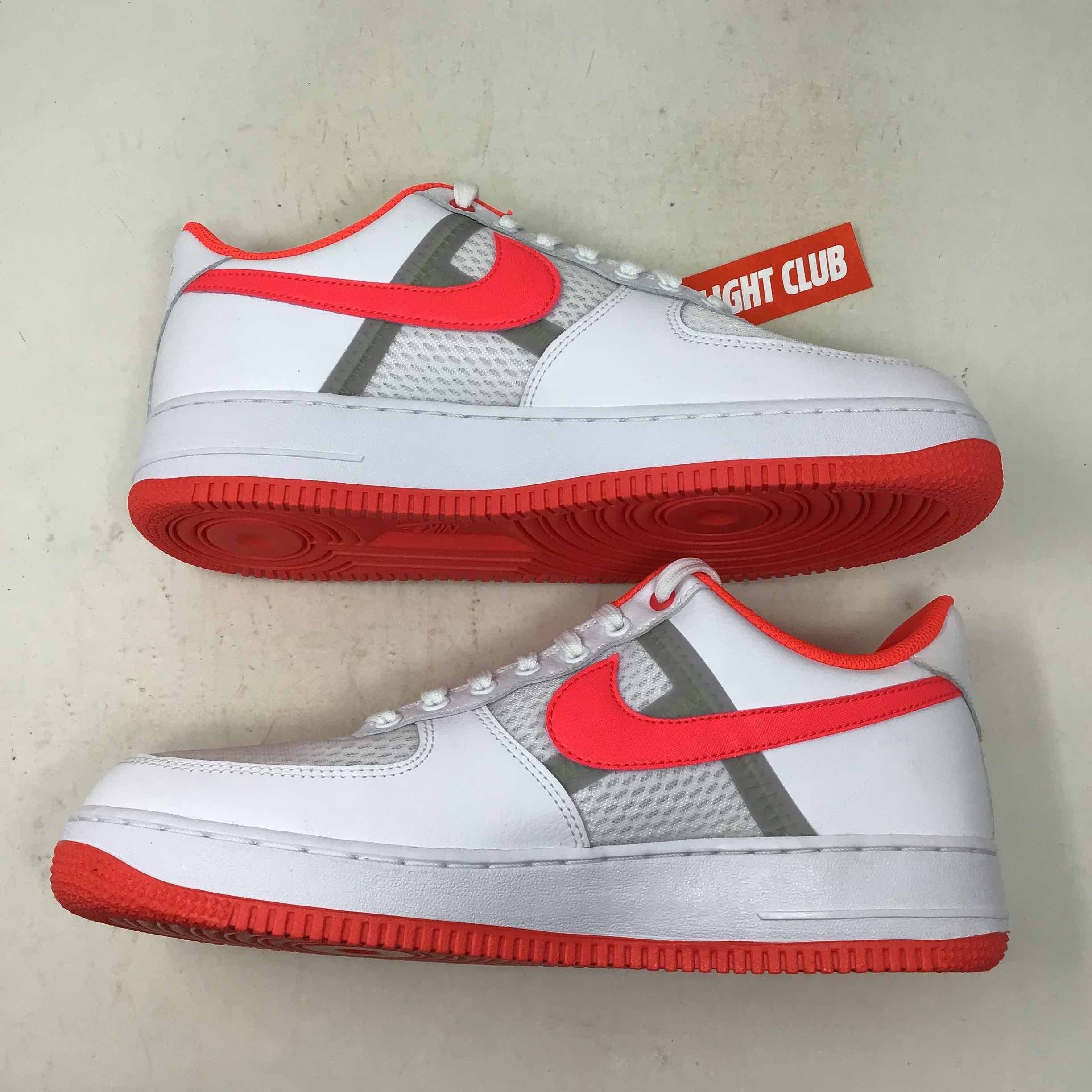 Nike Air Force 1 Low Transparent White Crimson | Grailed