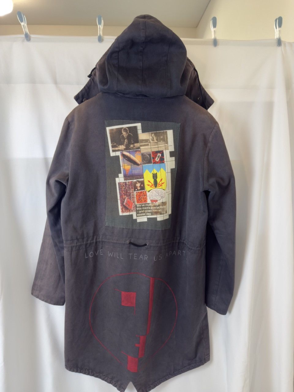 Raf Simons AW03 'Closer' Collage Parka | Grailed