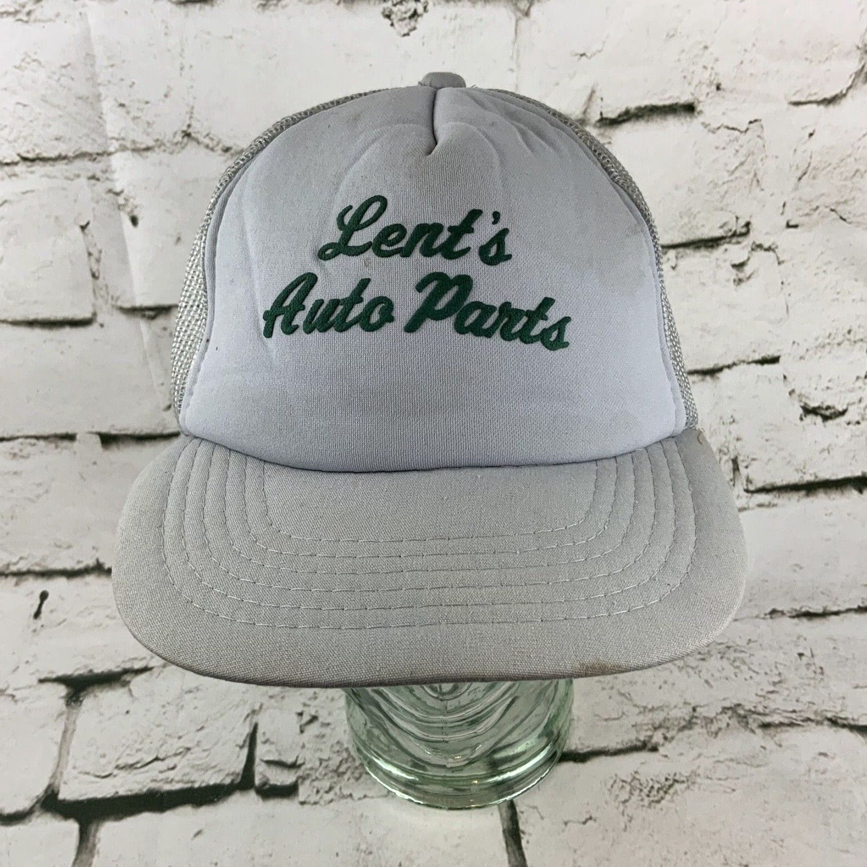 Vintage Gray Vintage Classics Vented Snapback Hat by Lents Auto Parts ...