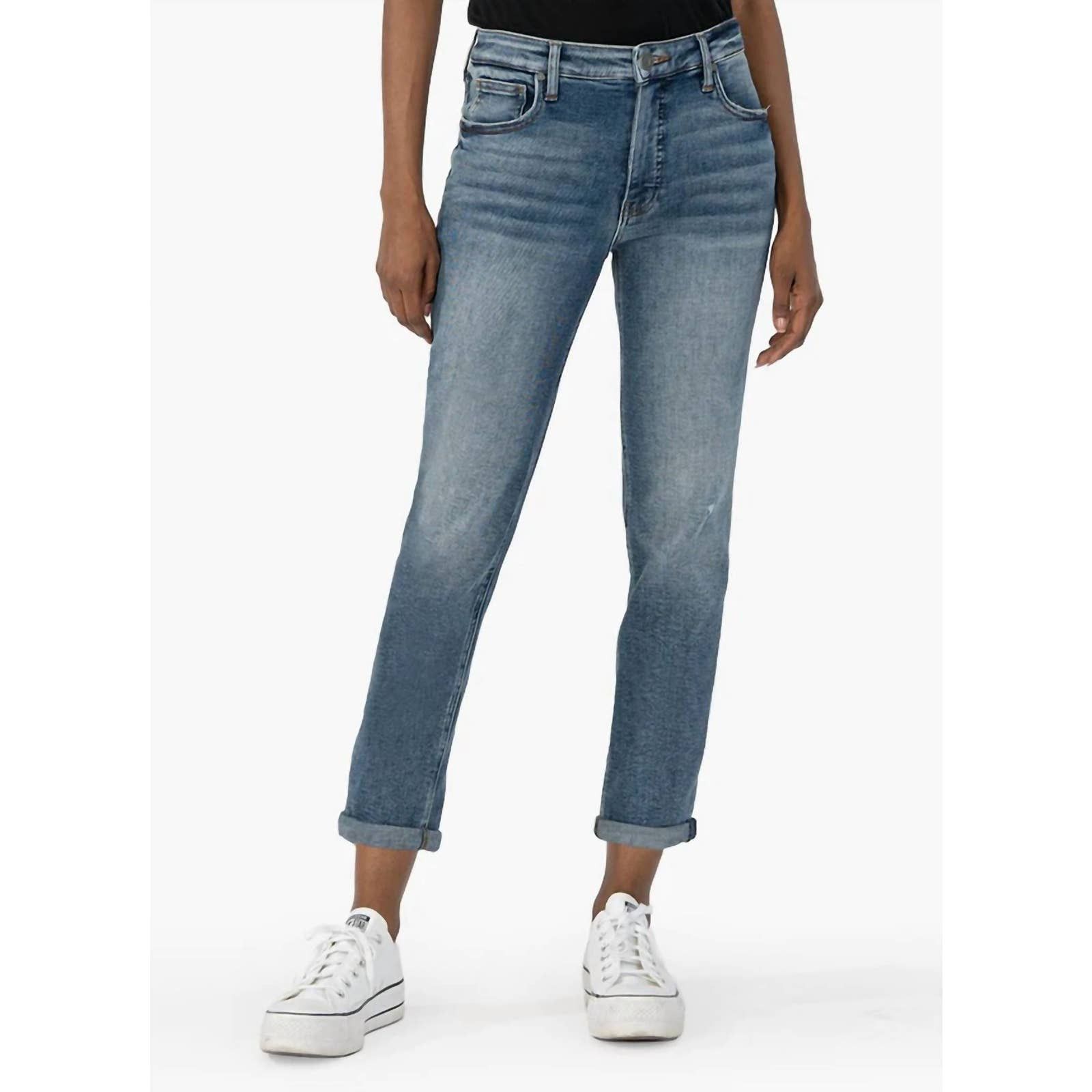 Designer KUT FROM THE KLOTH Rachael High Rise Fab Ab Mom Jeans | Grailed