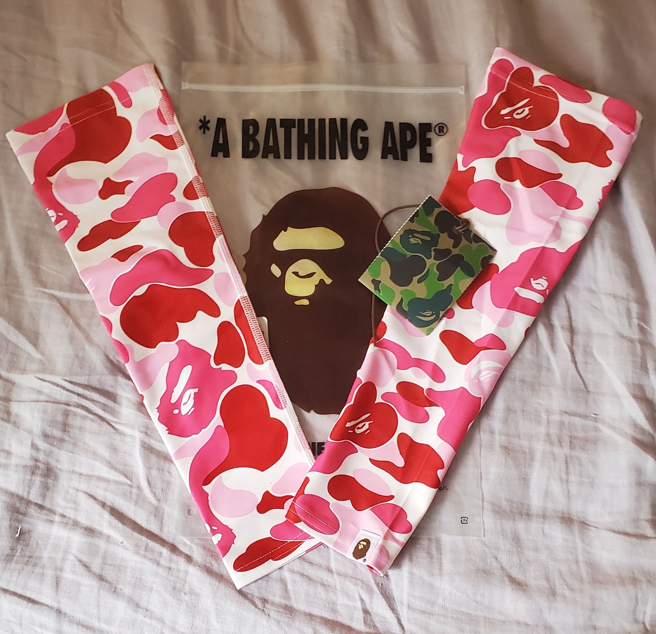 Bape ABC Camo Arm Sleeves | Grailed