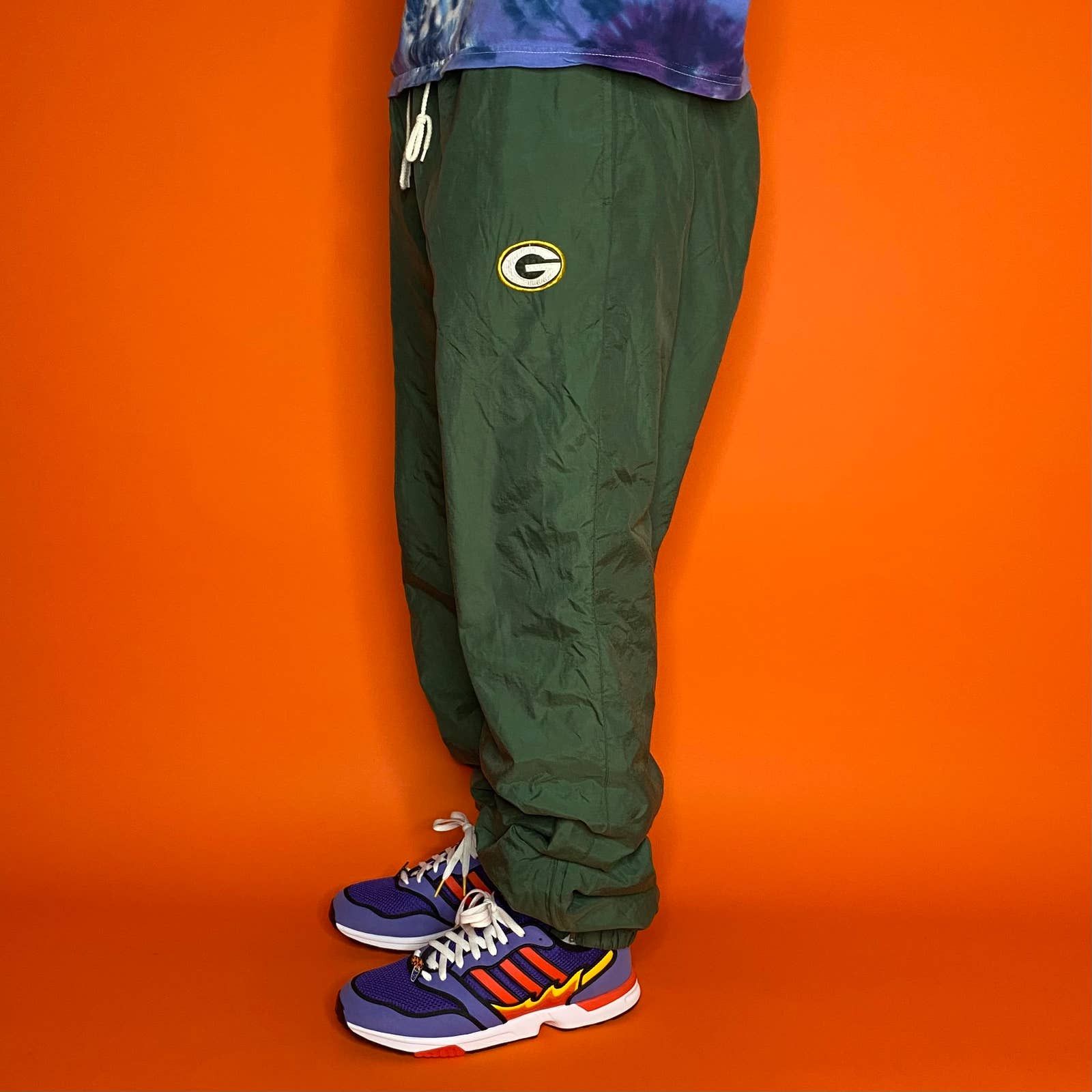Japanese Brand × Streetwear × Vintage Vintage Green Bay Packers Nylon ...