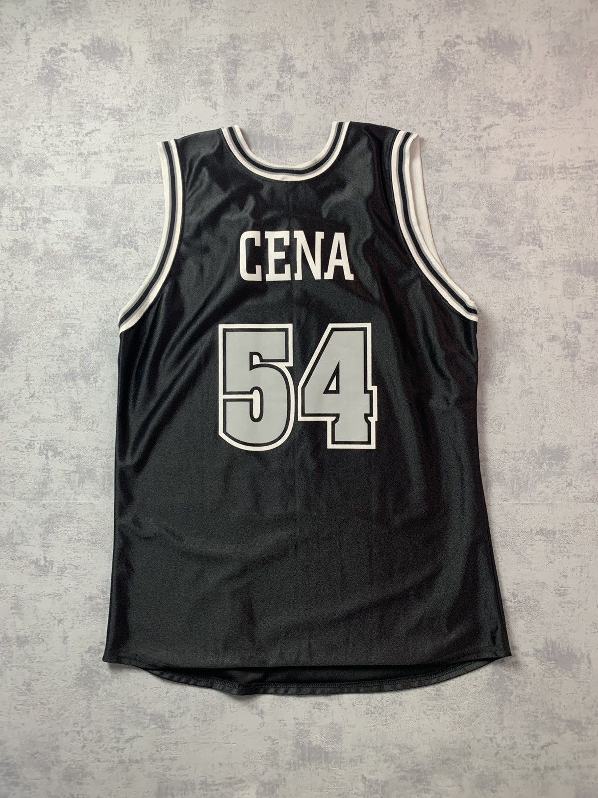 Vintage × WWE × WWF 2004 WWE John Cena Basketball Jersey Chaingang ...