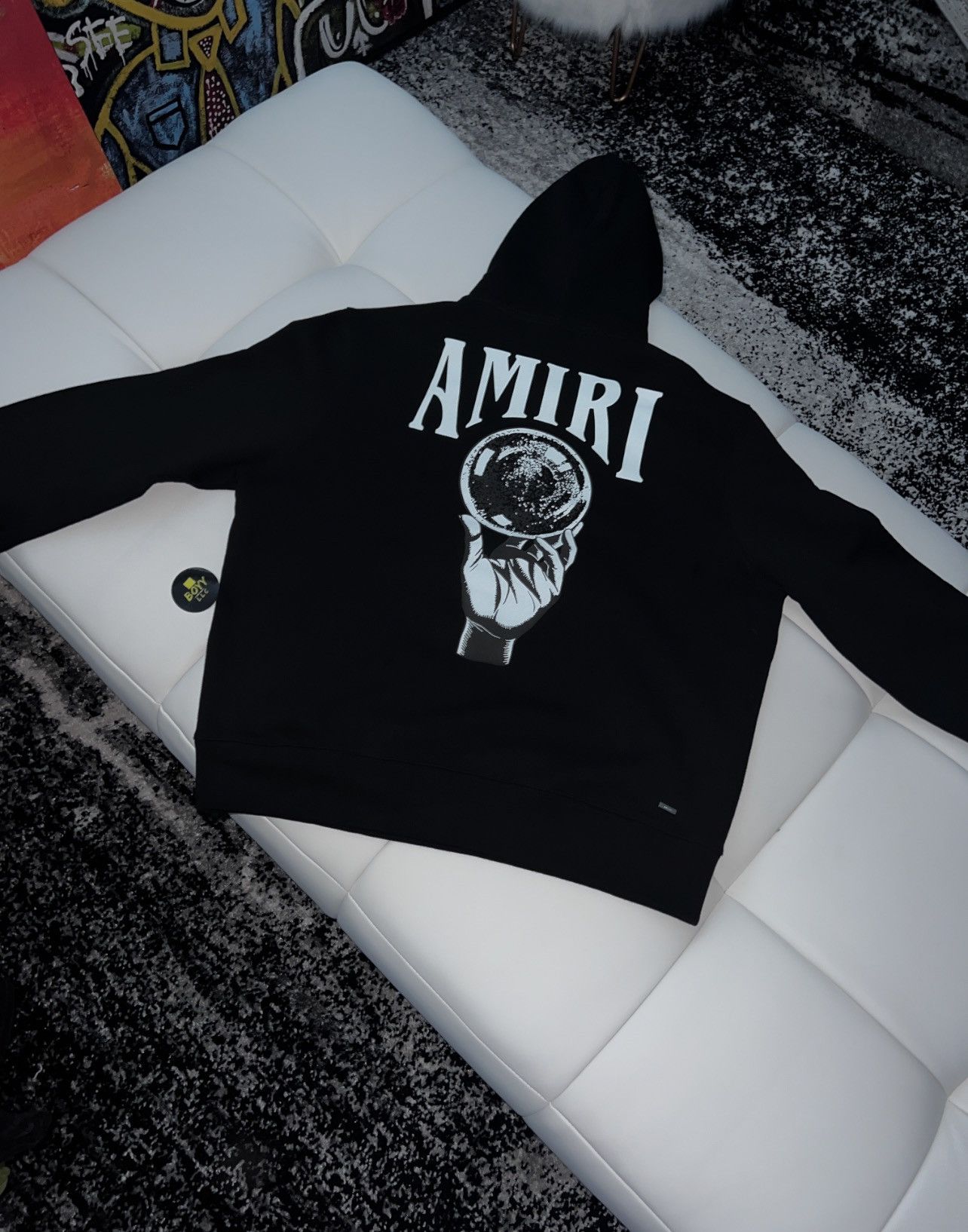 Amiri Amiri logo hoodie | Grailed