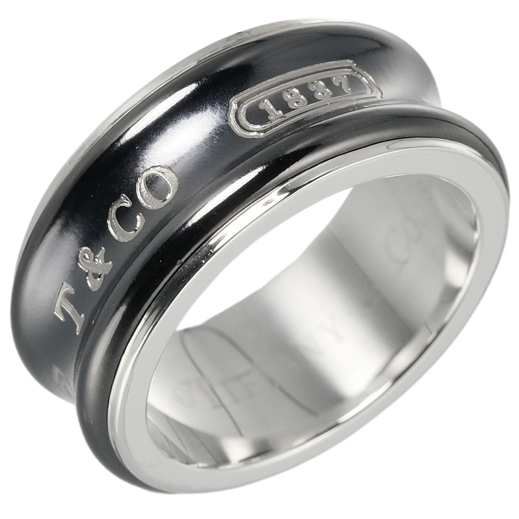 Tiffany & Co. Tiffany 1837 No. 9 Ring Silver 925 Titanium TIFFANY&Co ...