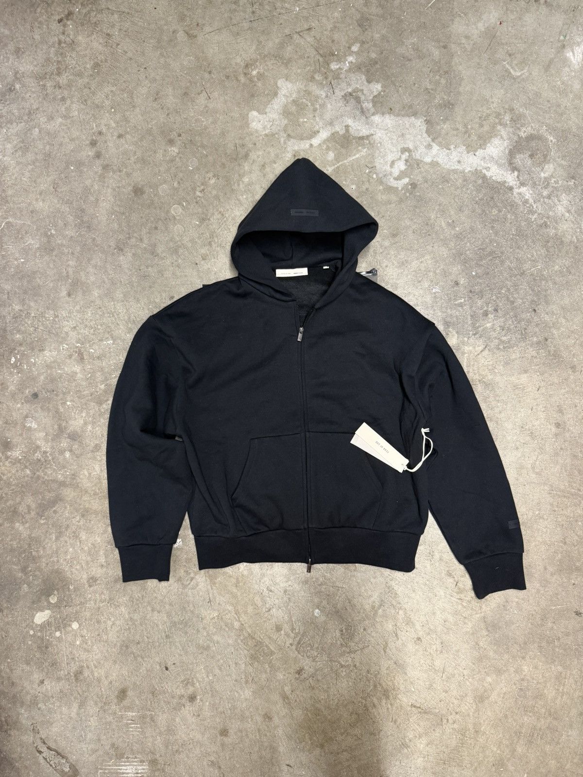 Fear of God Fear of God Essentials Classic Hood Zip Up Sweatshirt | Grailed