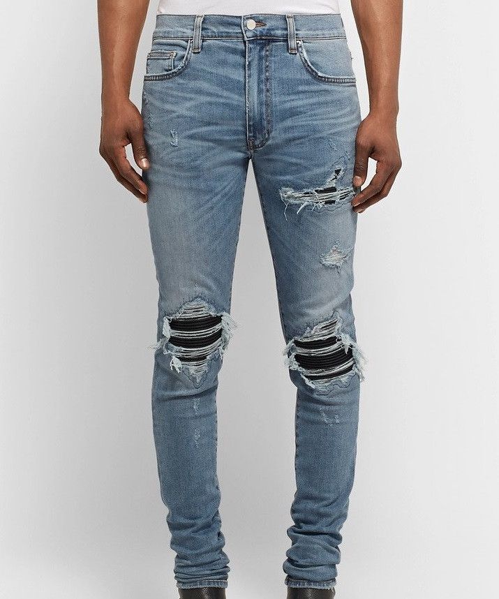 Amiri amiri mx1 rosebowl blue indigo 2020 big patches | Grailed