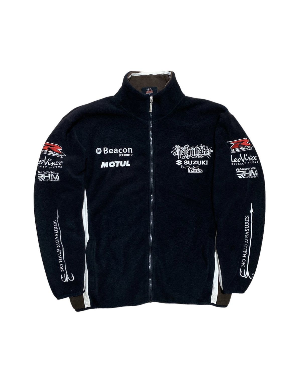 Vintage Vintage Suzuki Relentless Racing Zip Fleece Hoodie/Jacket | Grailed