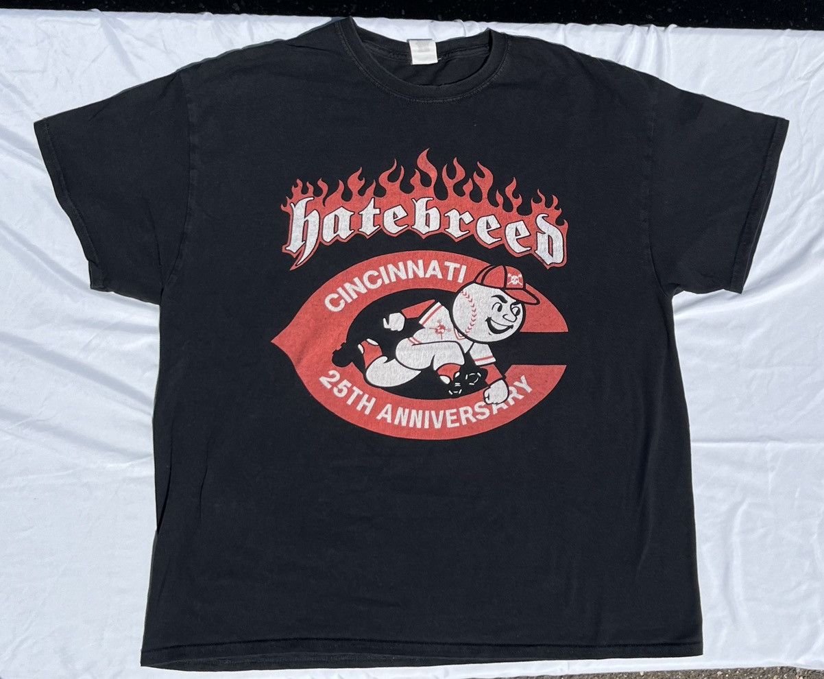 Vintage Vintage Hatebreed Cincinnati Reds Band Tee | Grailed
