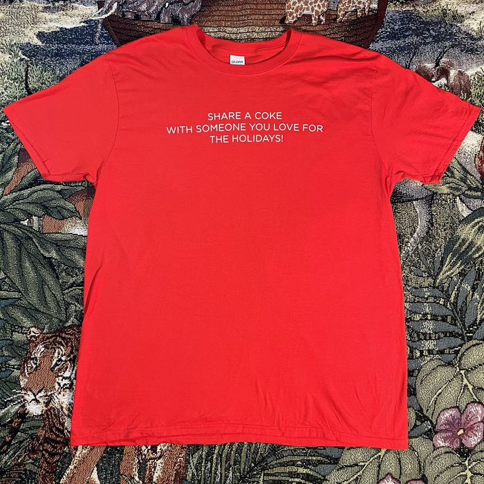 Coca Cola “Share A Coke With Someone For The Holidays!” Coca-Cola Tee ...