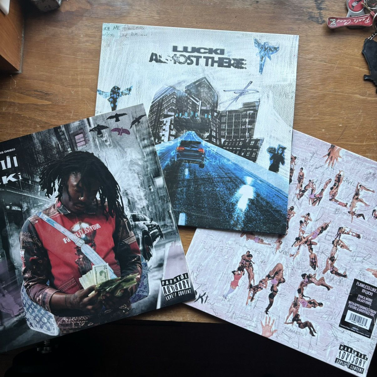 Vinyl Factory LUCKI VINYL SET OF 3 ( ONE SIGNED ) | Grailed