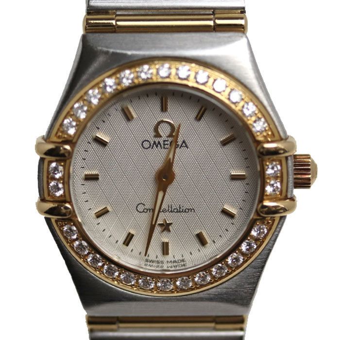 Omega OMEGA Constellation Mini Diamond Bezel Watch Battery Operated ... Omega OMEGA Constellation Mini Diamond Bezel Watch Battery Operated ...