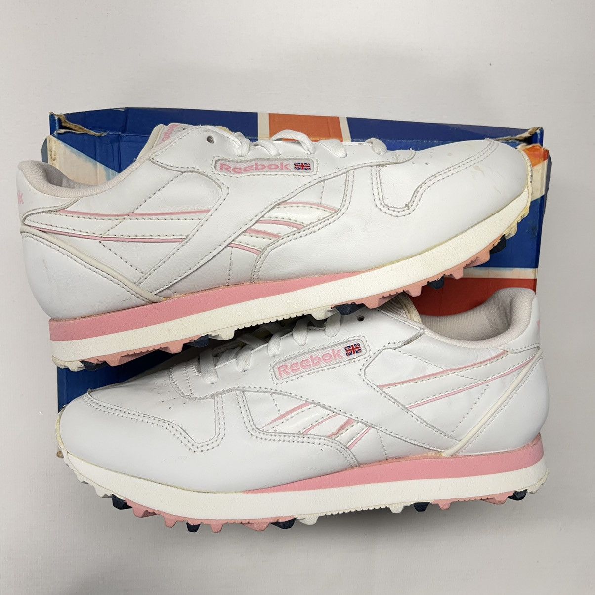 Reebok × Vintage Vintage Reebok Classic Pink Sneakers New Old Stock 90s ...