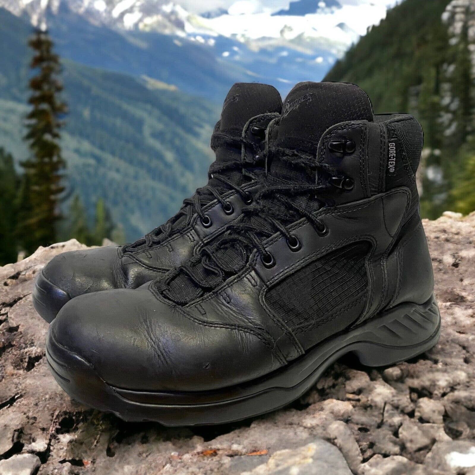 Danner Danner Kinetic 6" GTX Black Leather Tactical GoreTex Boots | Grailed