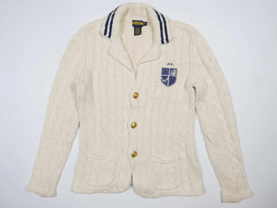 Ralph Lauren Rugby Ralph Lauren Rugby Cardigan Sweater Shawl Cable ...