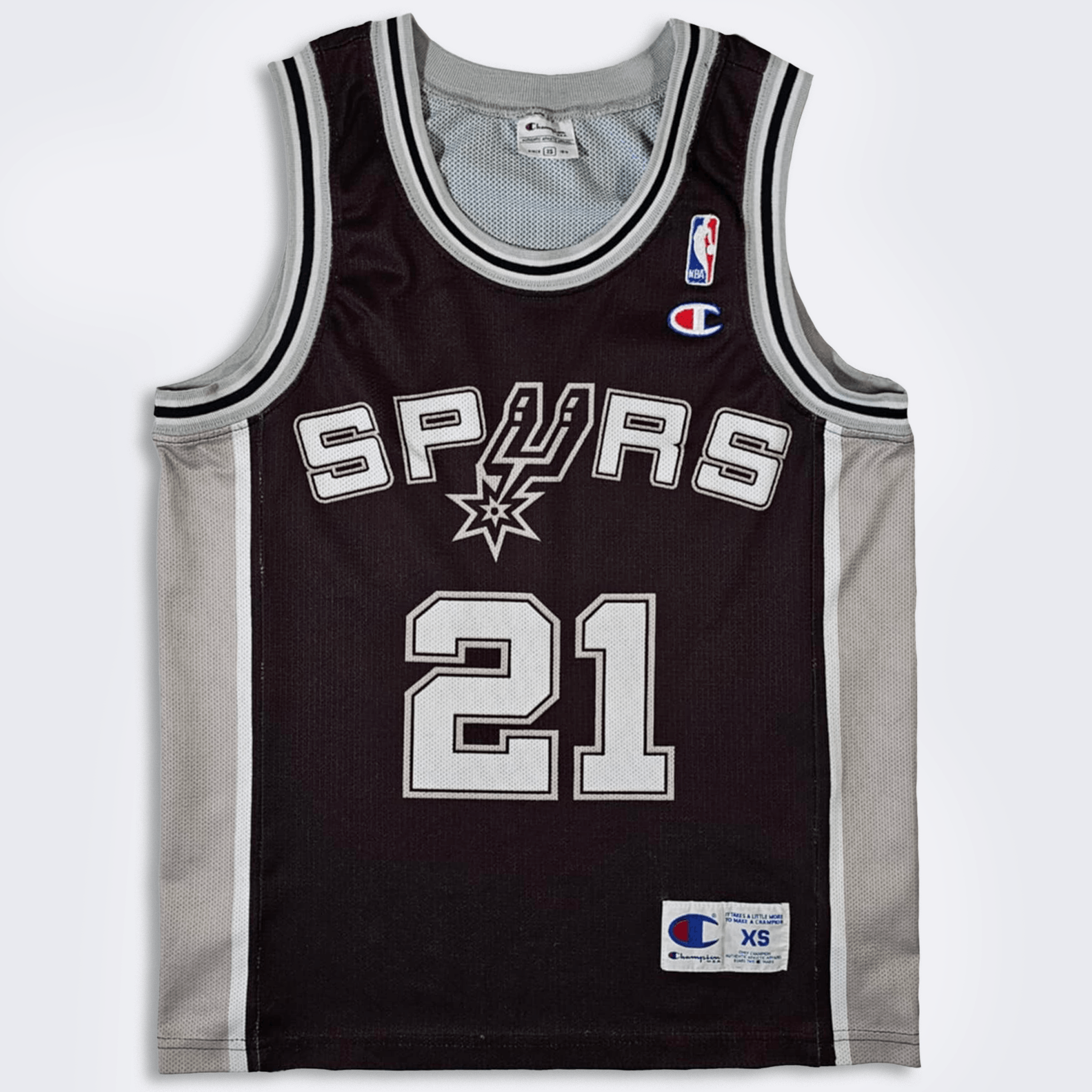 Champion × NBA × Vintage San Antonio Spurs Vintage Tim Duncan ...