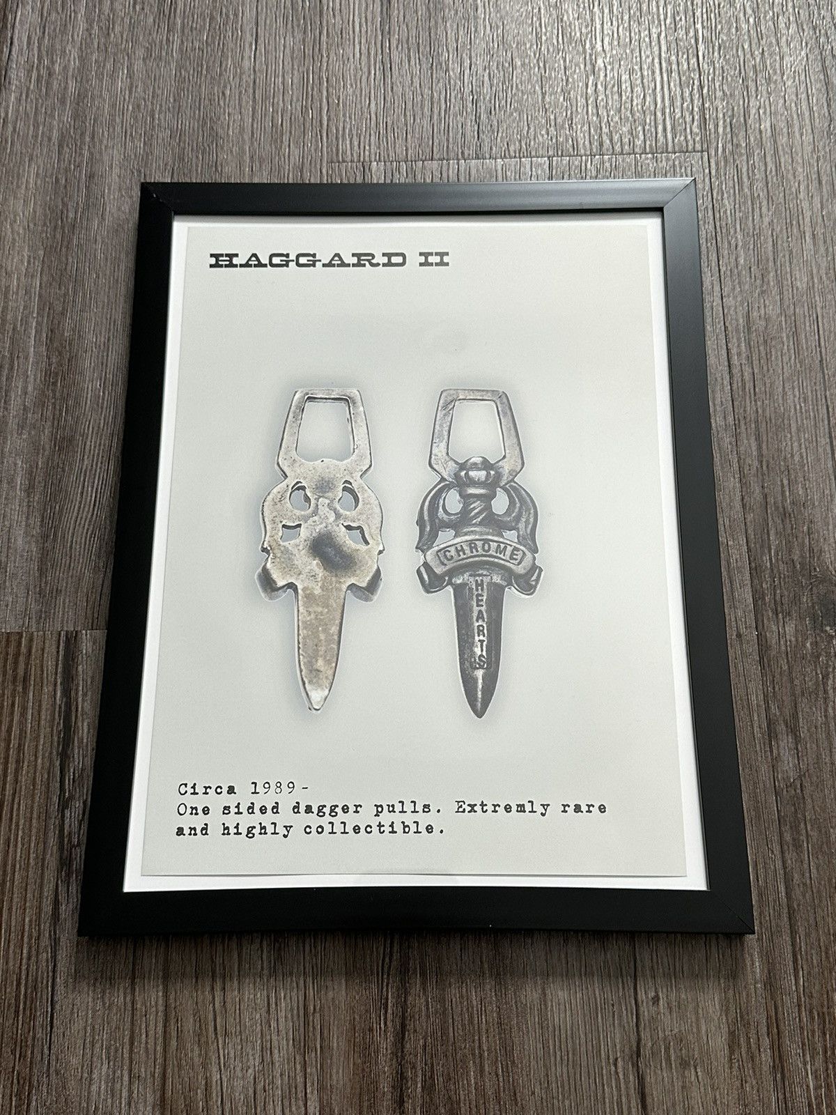 Chrome Hearts 🖤Chrome Hearts🖤 Dagger Pull 9x12 Framed Poster | Grailed