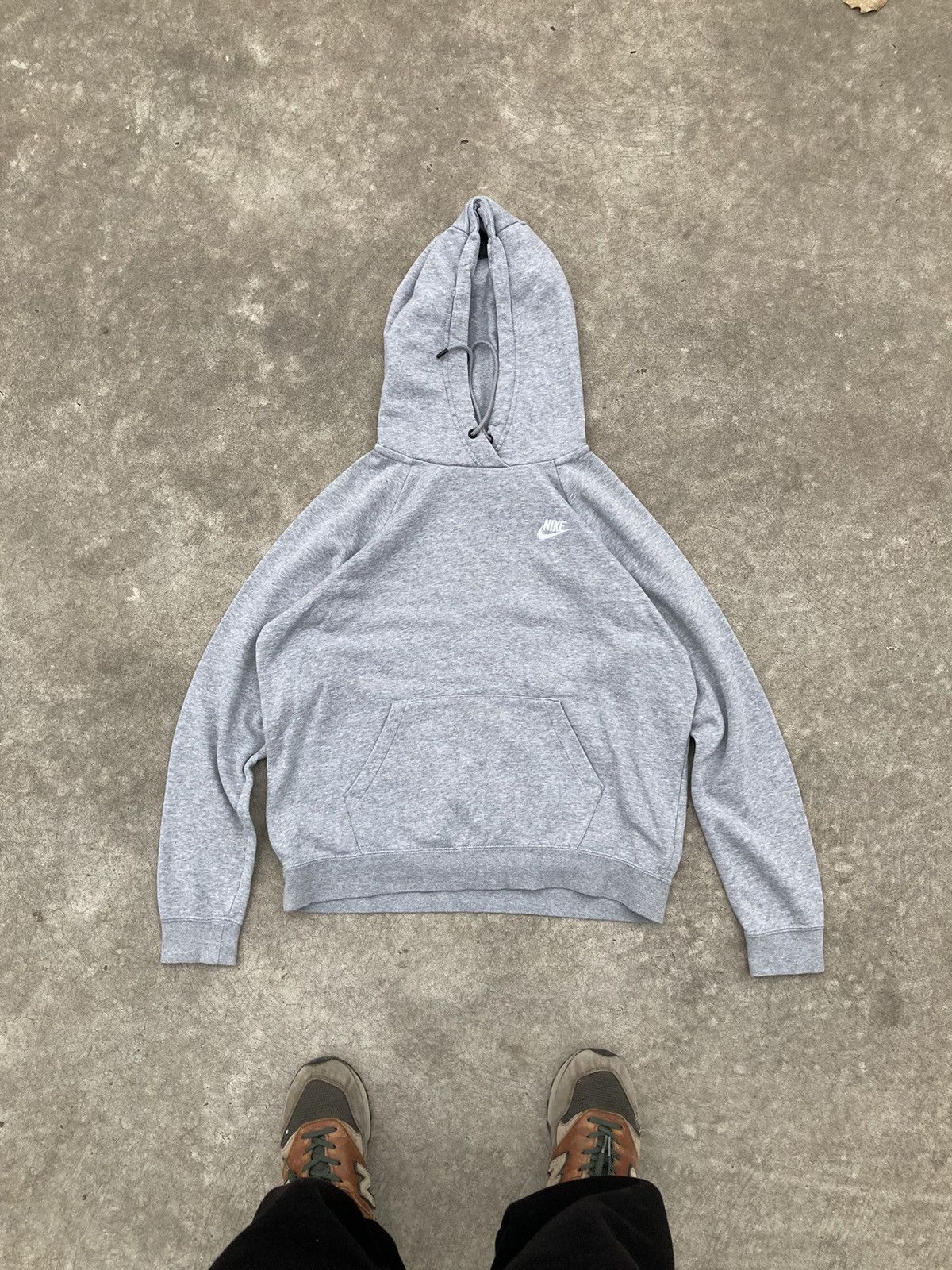 Nike × Streetwear × Vintage Nike Tech Fleece Drill Hoodie Mini Swoosh ...