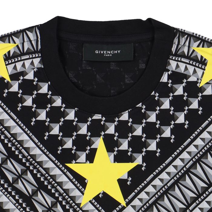 Givenchy Black Keffiyeh Stars Print T-shirt | Grailed