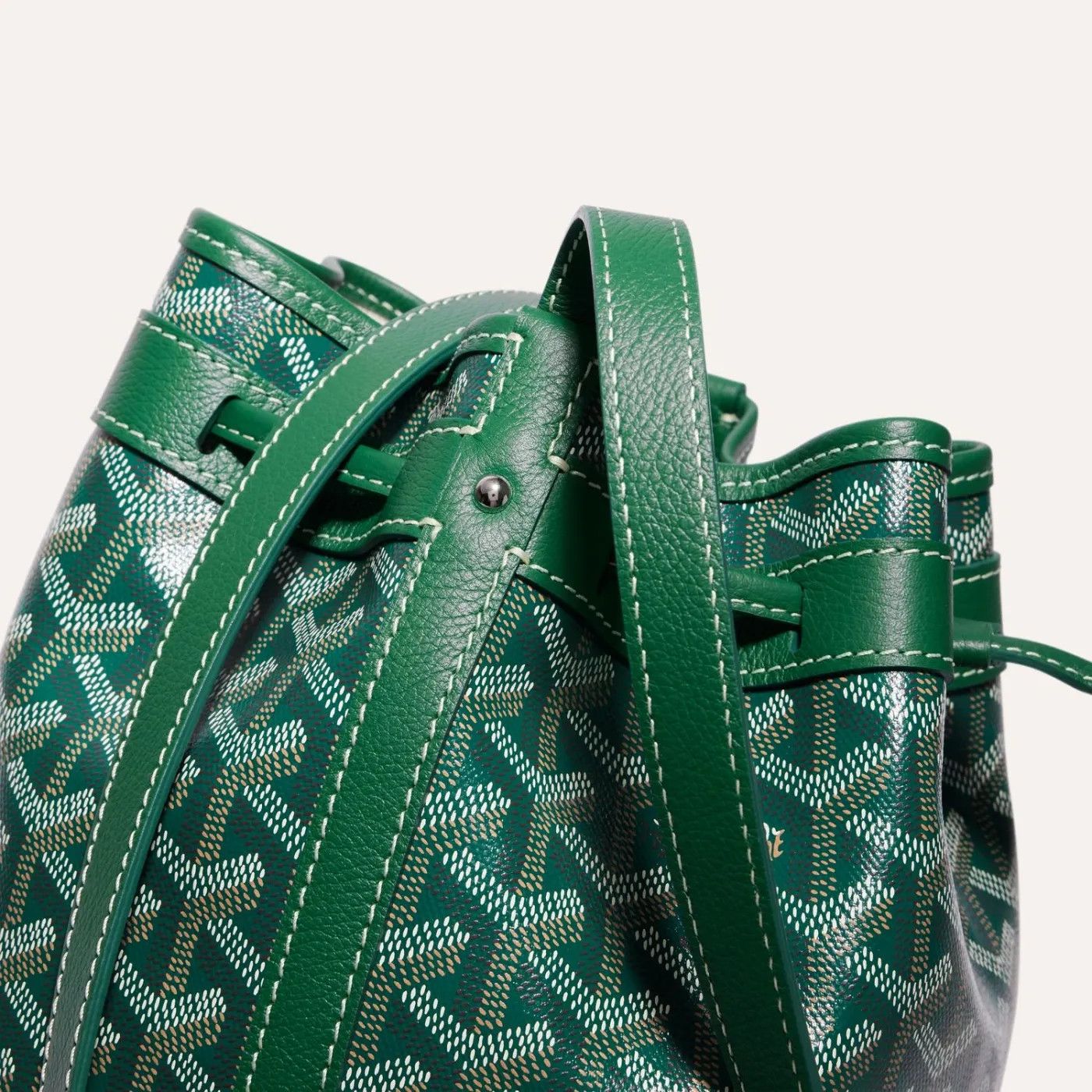 Goyard GOYARD BAG SHOULDER MONOGRAM LEATHER SAINT LOGO BLACK | Grailed