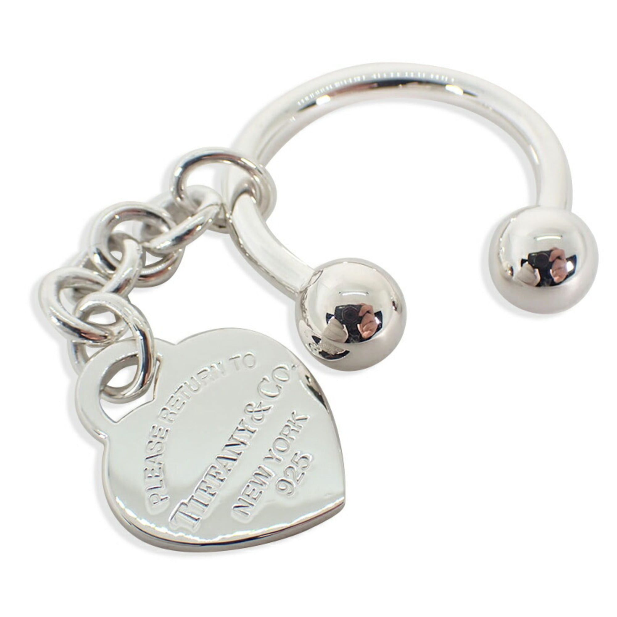 Tiffany & Co. TIFFANY 925 Return to Tiffany Heart Tag Key Ring | Grailed
