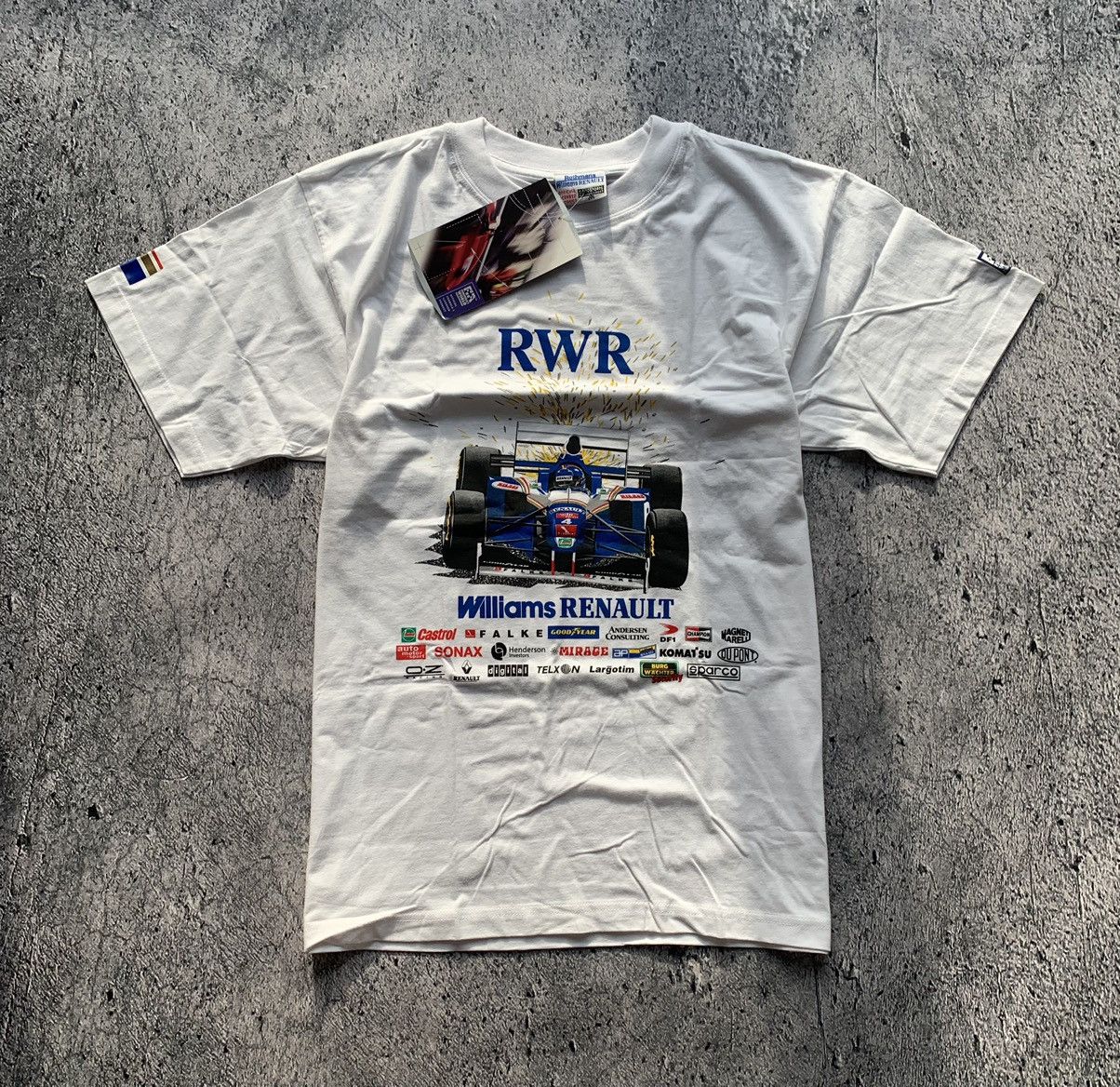 Very Rare RARE 1987 RWR ROTHMANS WILLIAMS RENAULT FORMULA 1 T-SHIRT ...