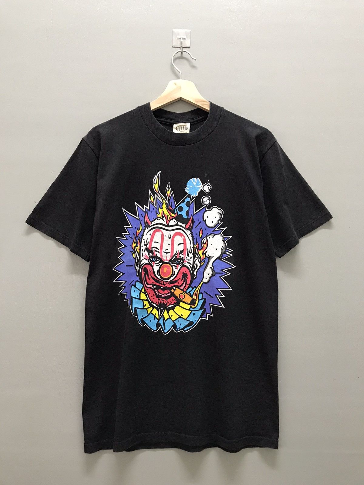 Skategang × Streetwear × Vintage Vintage Gouge Skateboard Clown T-Shirt ...