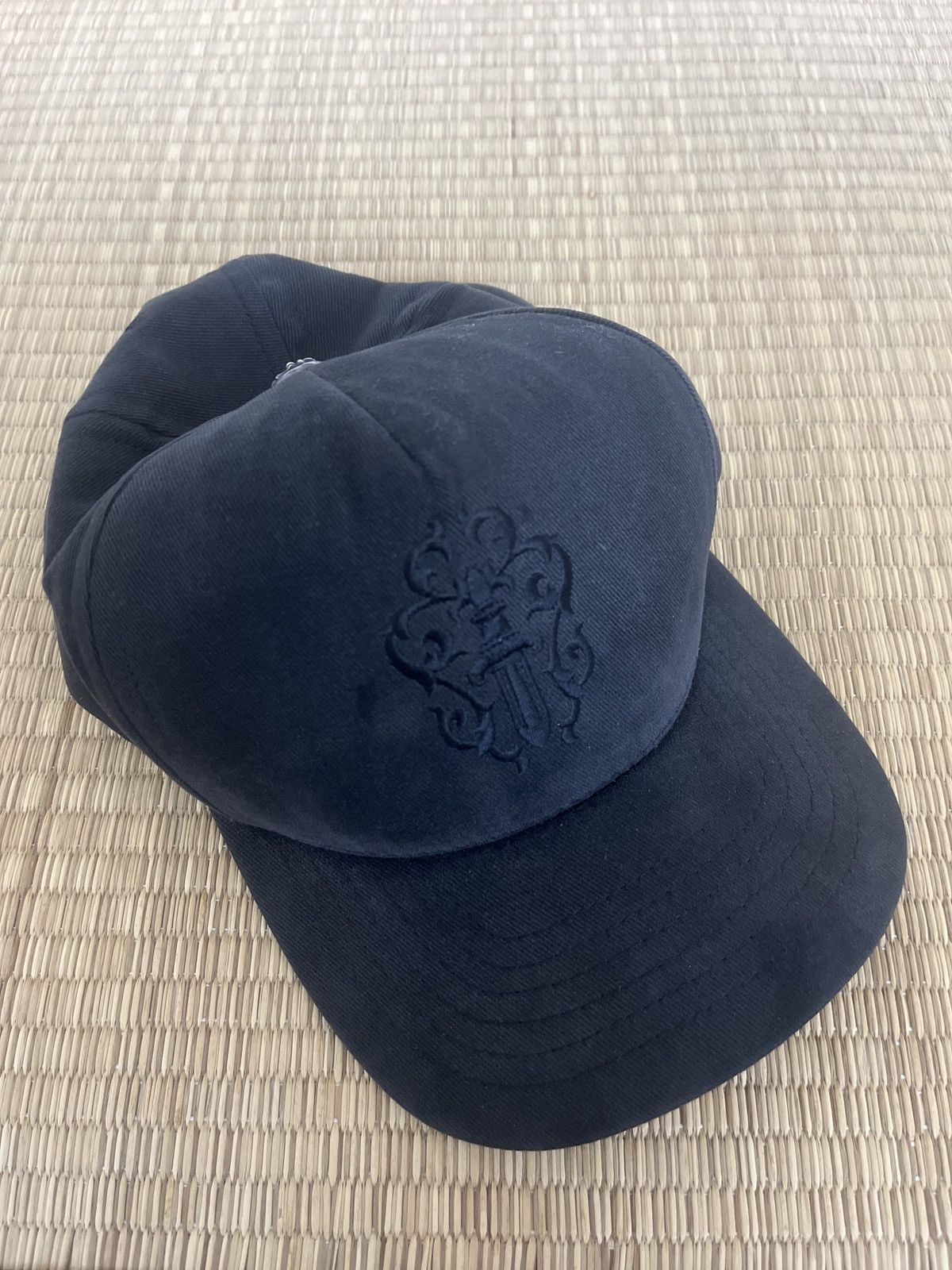 Chrome Hearts Vintage Chrome hats black embroidered dagger hat | Grailed