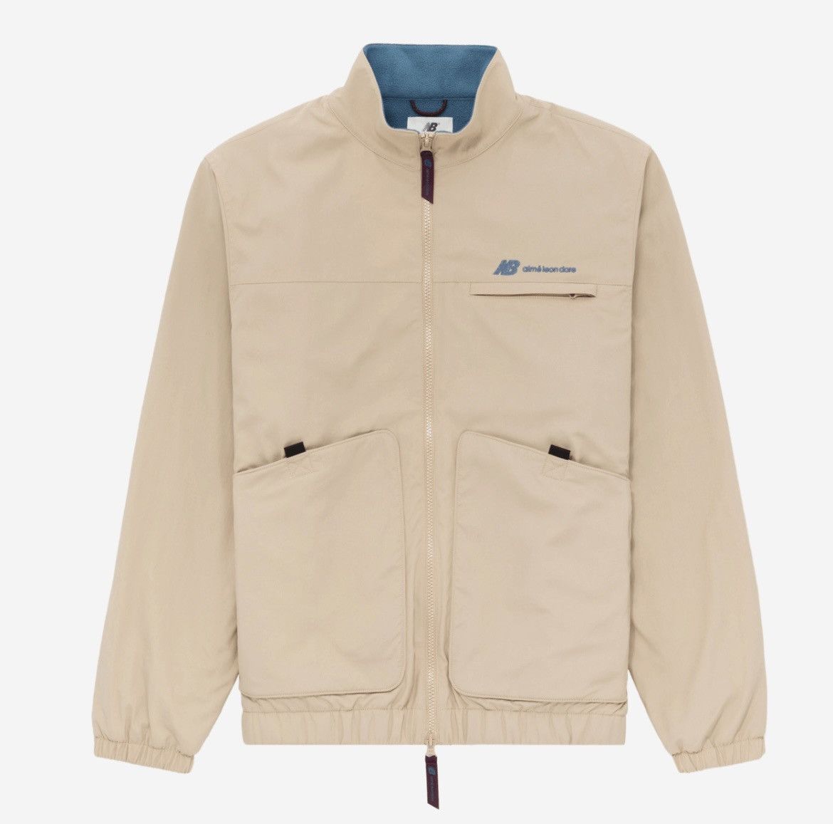 New Balance Lightly Used ALD x New Balance Nylon Fleece Lined Jacket L ...