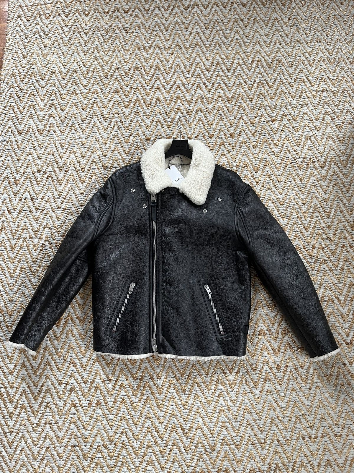 Coach Coach Leather Shearling “Moto” Jacket | Grailed