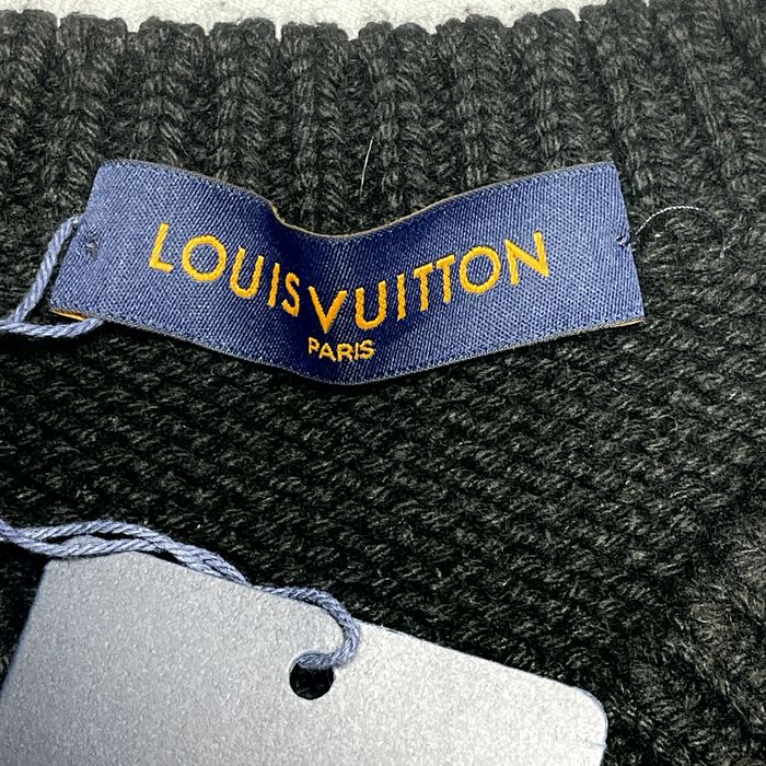 Louis Vuitton CHUNKY INTARSIA FOOTBALL SHORT SLEEVE KNIT T-SHIRT | Grailed
