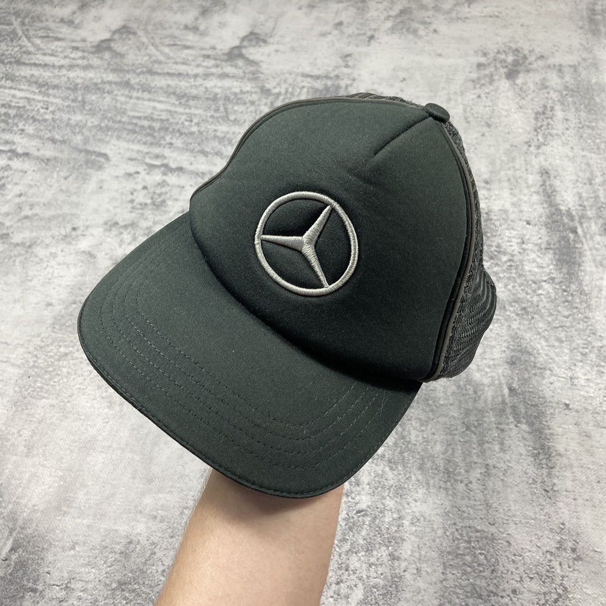 Vintage 00s VINTAGE Mercedes Benz Central Logo Racing Grey Cap | Grailed