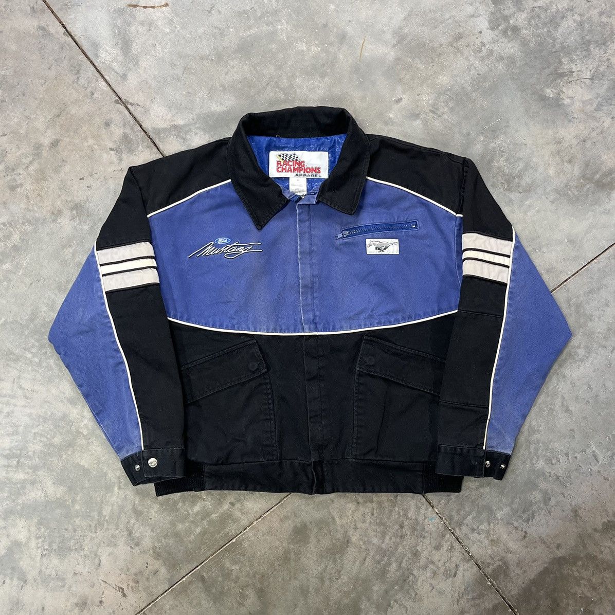 Vintage Vintage Ford Mustang Racing Jacket Boxy Fit 2000s | Grailed