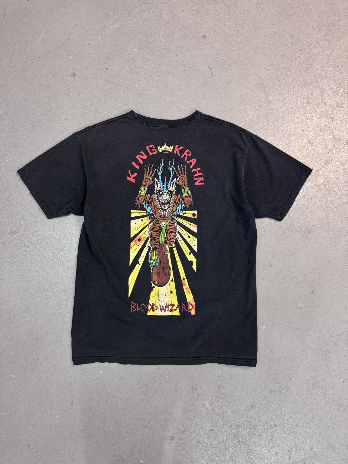Vintage Y2K Blood Wizard King Krahn Skater Tee | Grailed