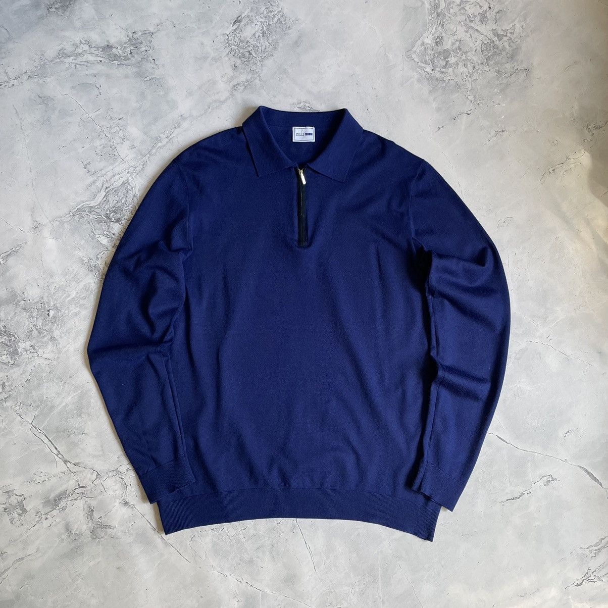 Designer Zilli Vintage Cashmere 1/3 Zip Light Sweater | Grailed