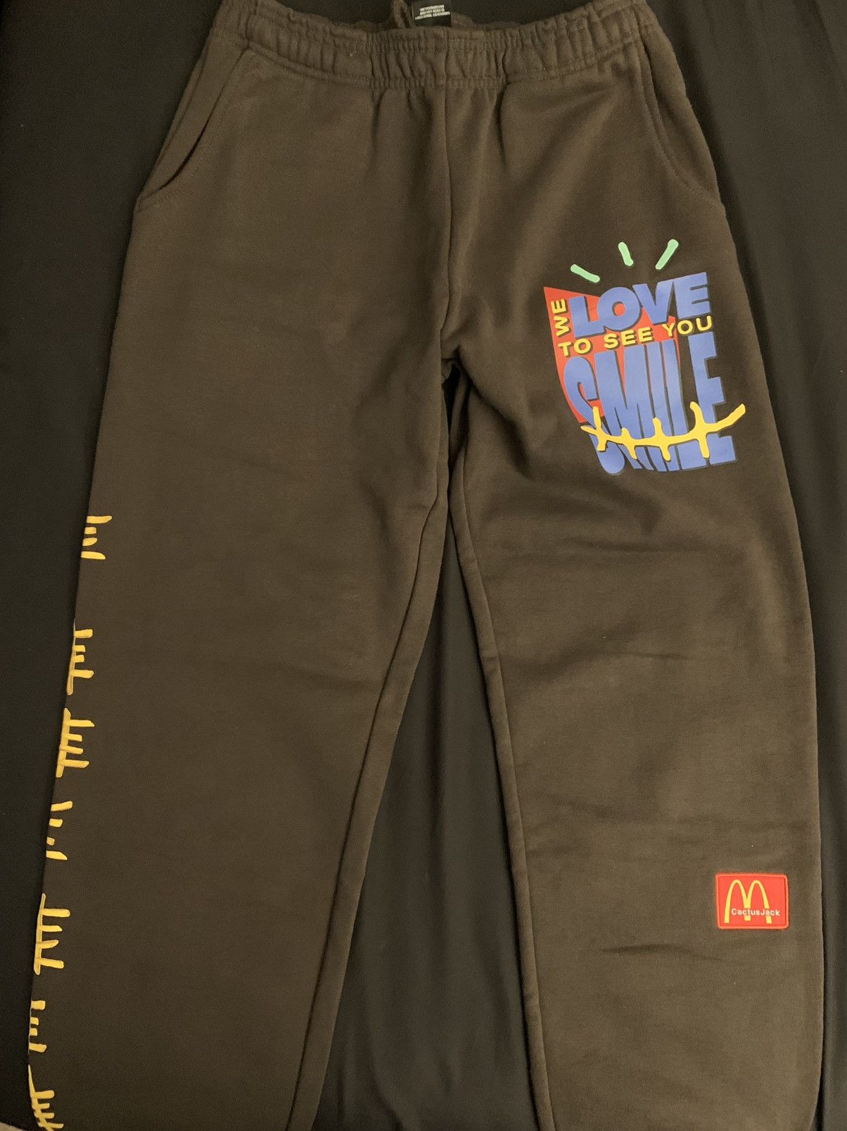 Travis Scott Travis Scott x McDonald’s Smile Sweatpants | Grailed