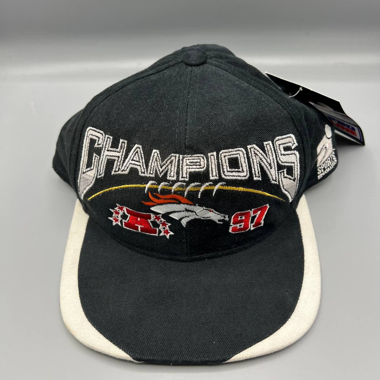Sports Specialties Vintage Denver Broncos Hat Men Black Champions Snap ...