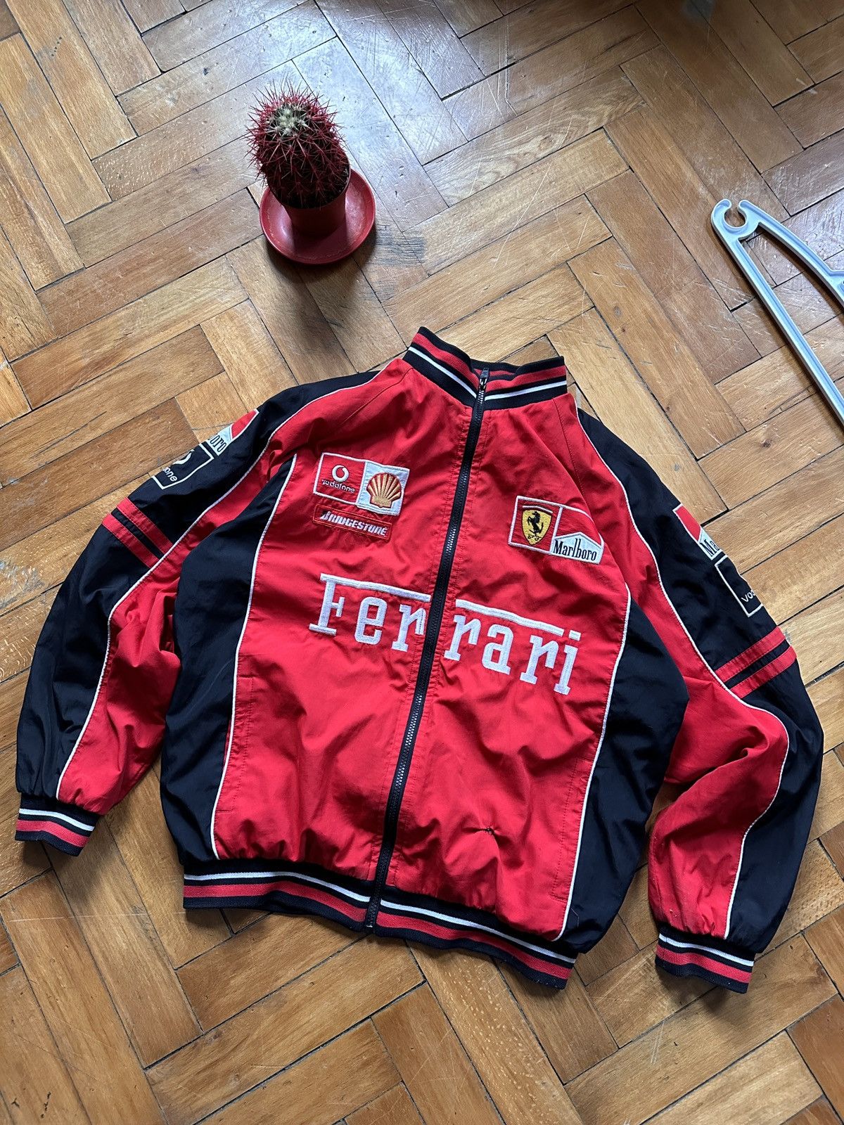 Marlboro Vintage MARLBORO FERRARI Racing Jacket Vodafone | Grailed