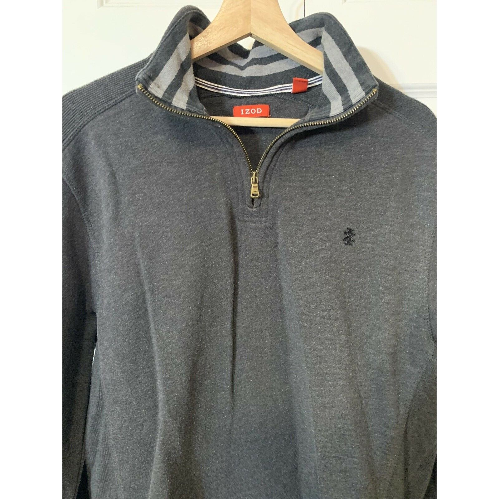 Izod Izod 1/4 Zip Gray Sweater Men’s Sz Large Pullover | Grailed