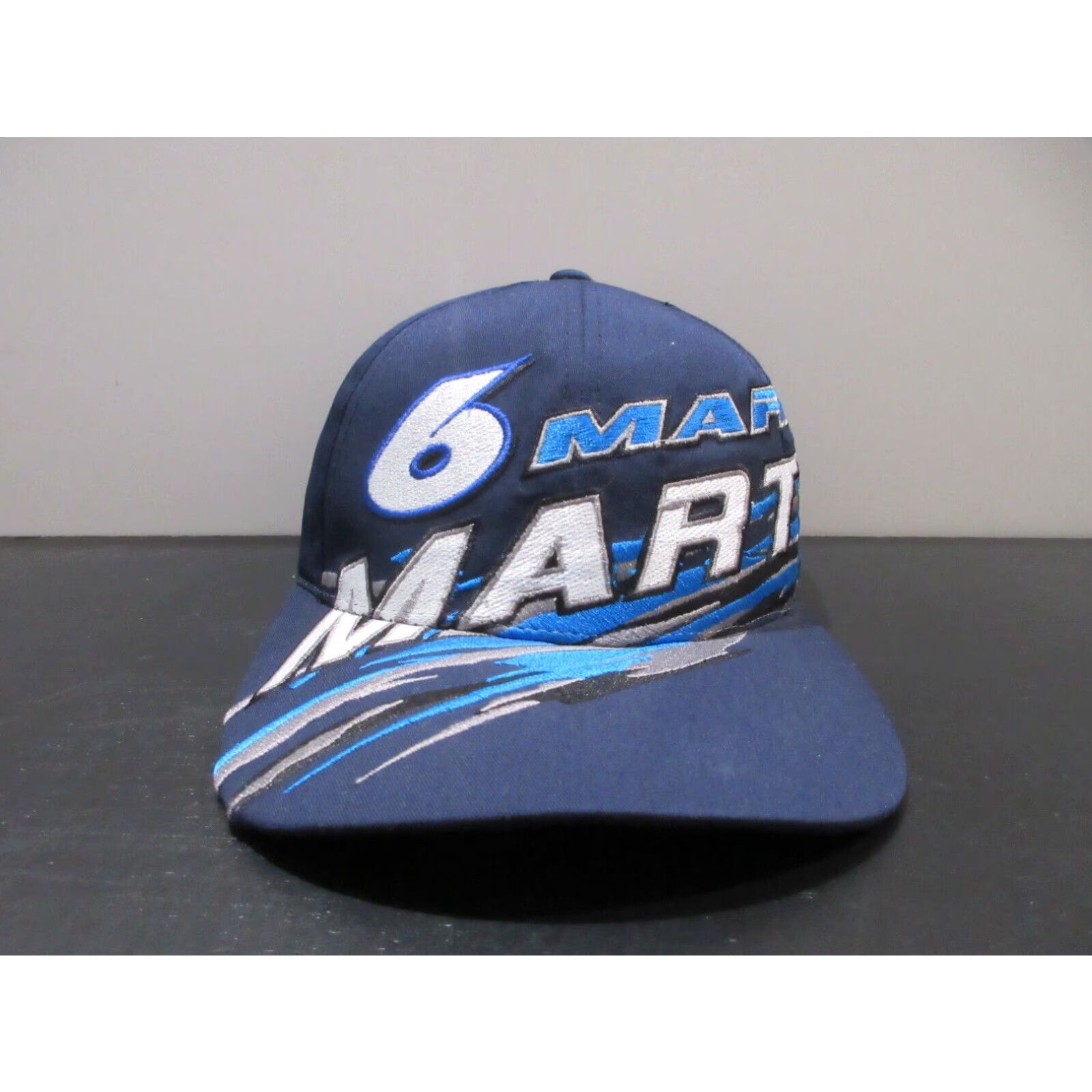 NASCAR Blue Mark Martin Racing Team Vintage Nascar Mens Snap Back Cap ...