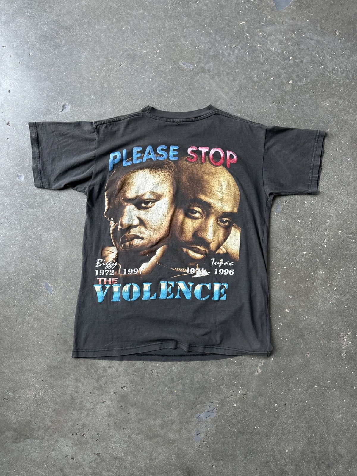 Vintage Biggie X Tupac Memorial Rap Tee | Grailed