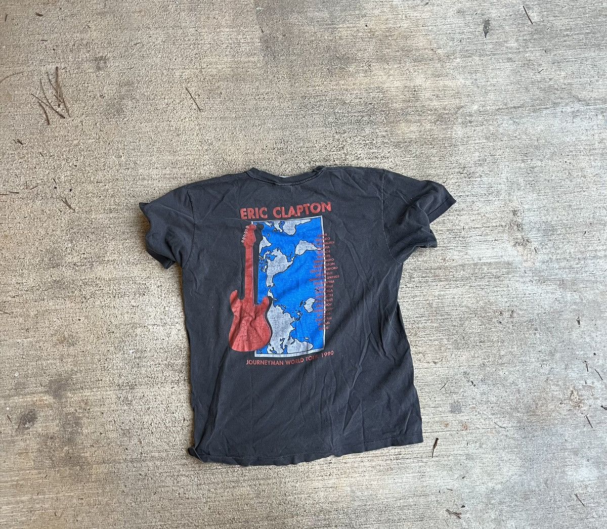 Band Tees × Streetwear × Vintage Vintage 1990 Eric Clapton tour tee ...
