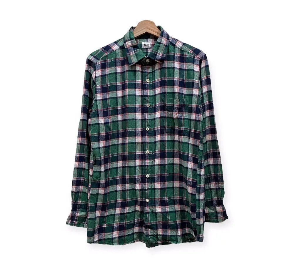 Uniqlo Japanese Brand Uniqlo Plaid Tartan Flannel Shirt | Grailed
