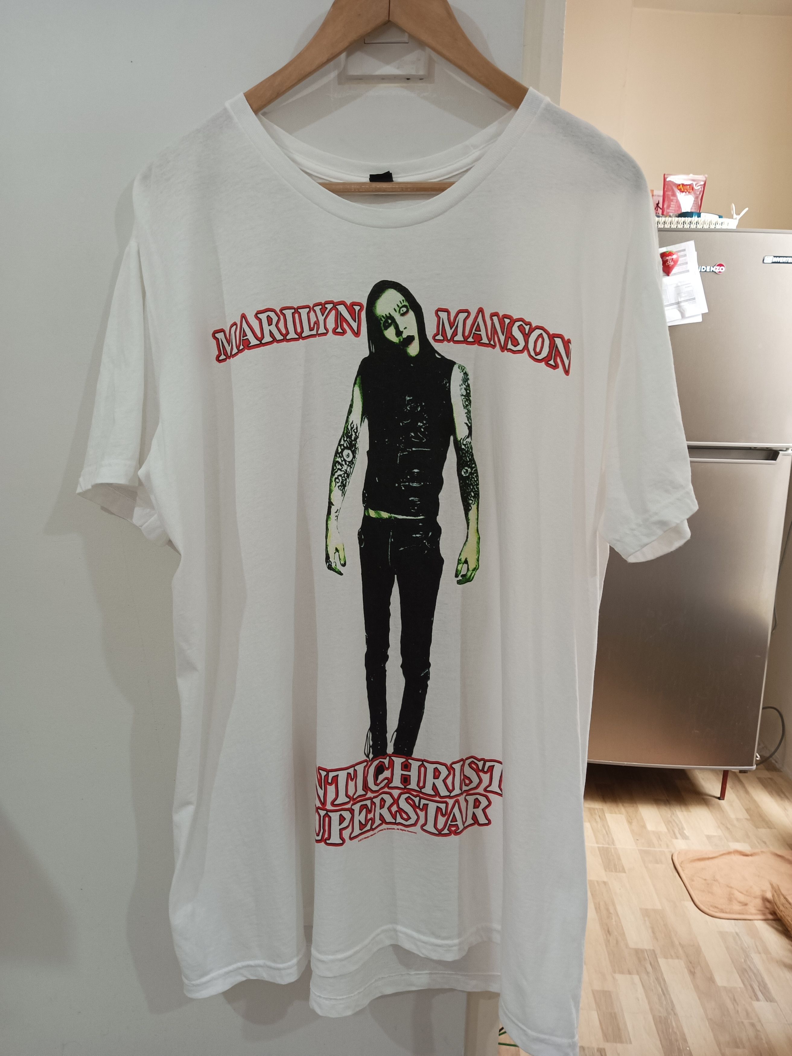 Band Tees × Marilyn Manson × Rock Band Marilyn Manson Anti Superstar ...