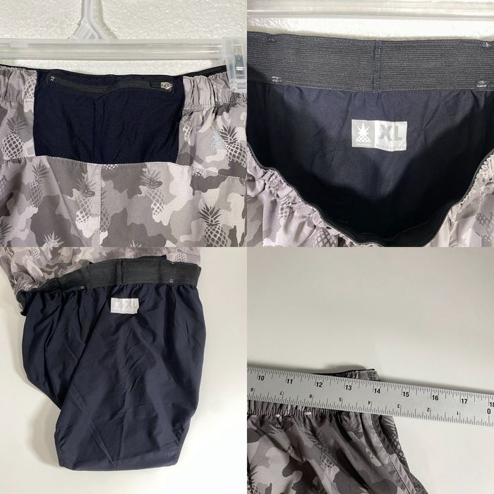 Chubbies Chubbies Shorts Mens XL Gray Gym Training Running Liner Camo ...